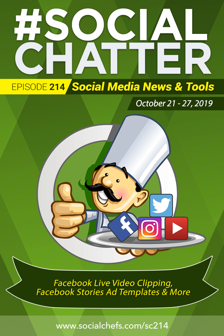 Facebook Live Video Clipping & Facebook Stories Templates - Social Chefs
