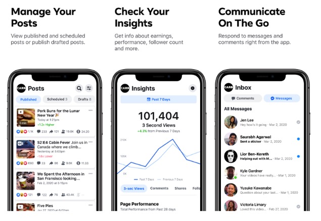 Facebook Creator Studio App & Schedule Instagram Comments - Social Chefs